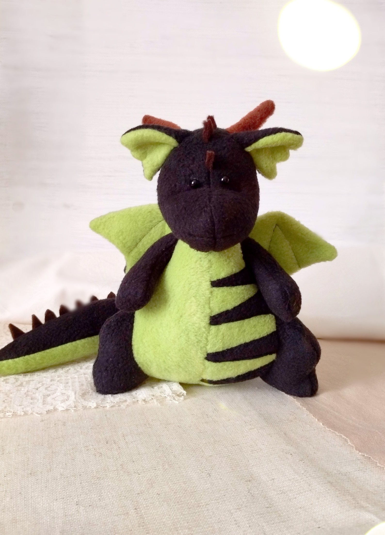 Do It Yourself Sewing Pattern Dragon Plush Sewing Patterns Toy - Etsy