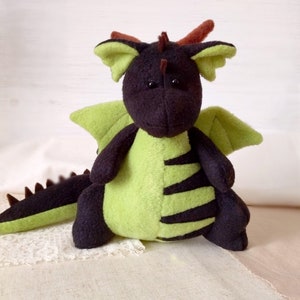Do It Yourself Sewing Pattern Dragon Plush Sewing Patterns Toy 8 Inches ...