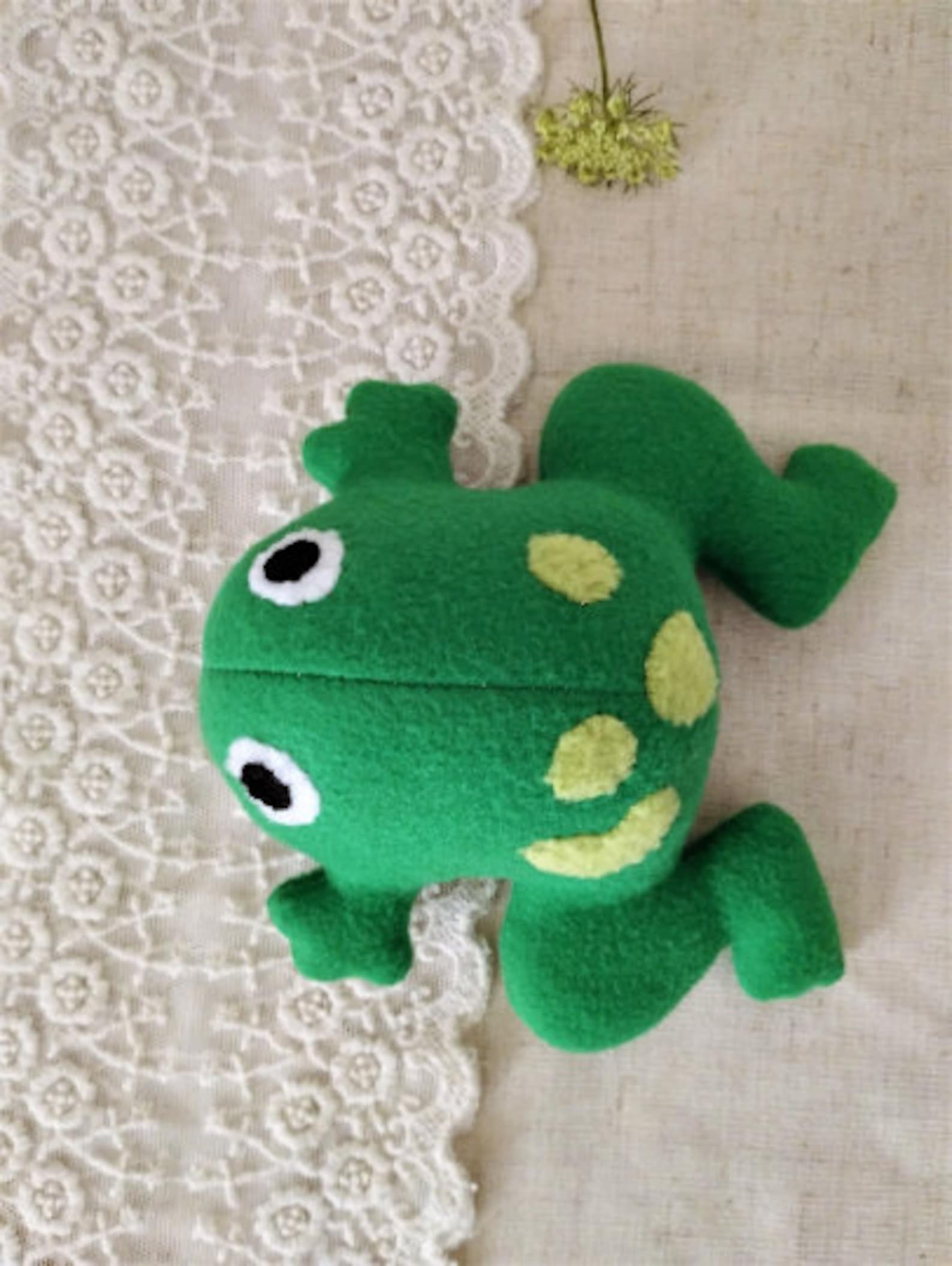 Plush Frog Sewing Patterns Plush Toy - Etsy