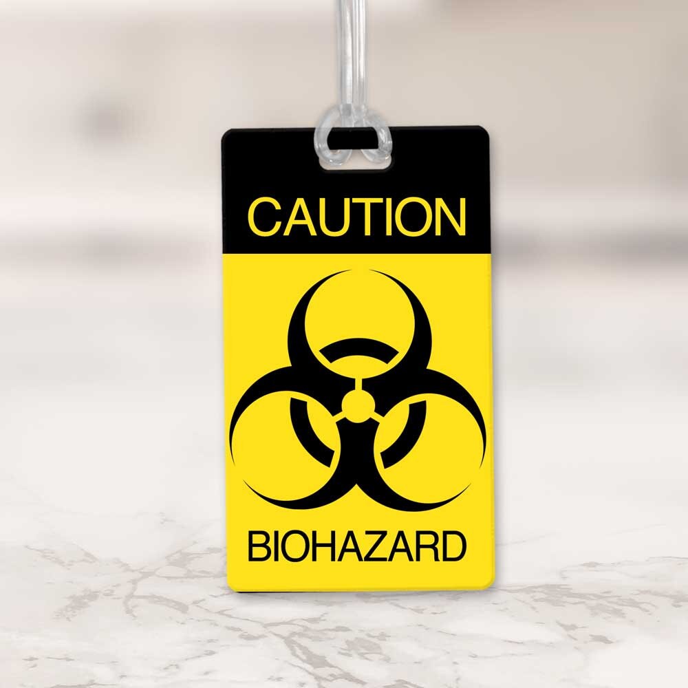 Personalized Laundry Tag Biohazard Bag Tag | Etsy