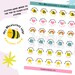 Custom Cute Teacher Sticker Sheet 30 Round 1 Inch Stickers - Etsy
