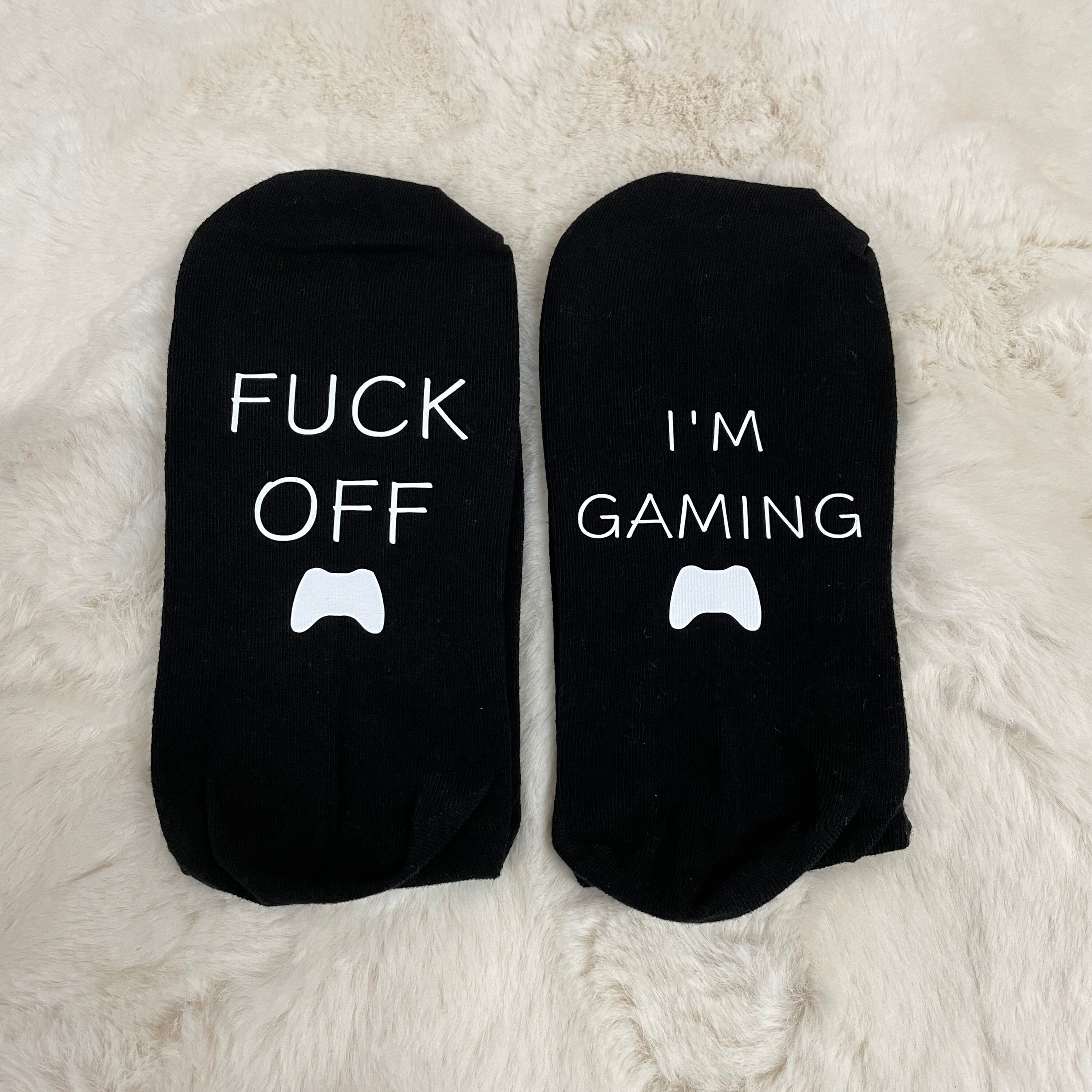 Gamer Socks Rude Socks Gamer Gift Mens Socks Mens Gift - Etsy UK