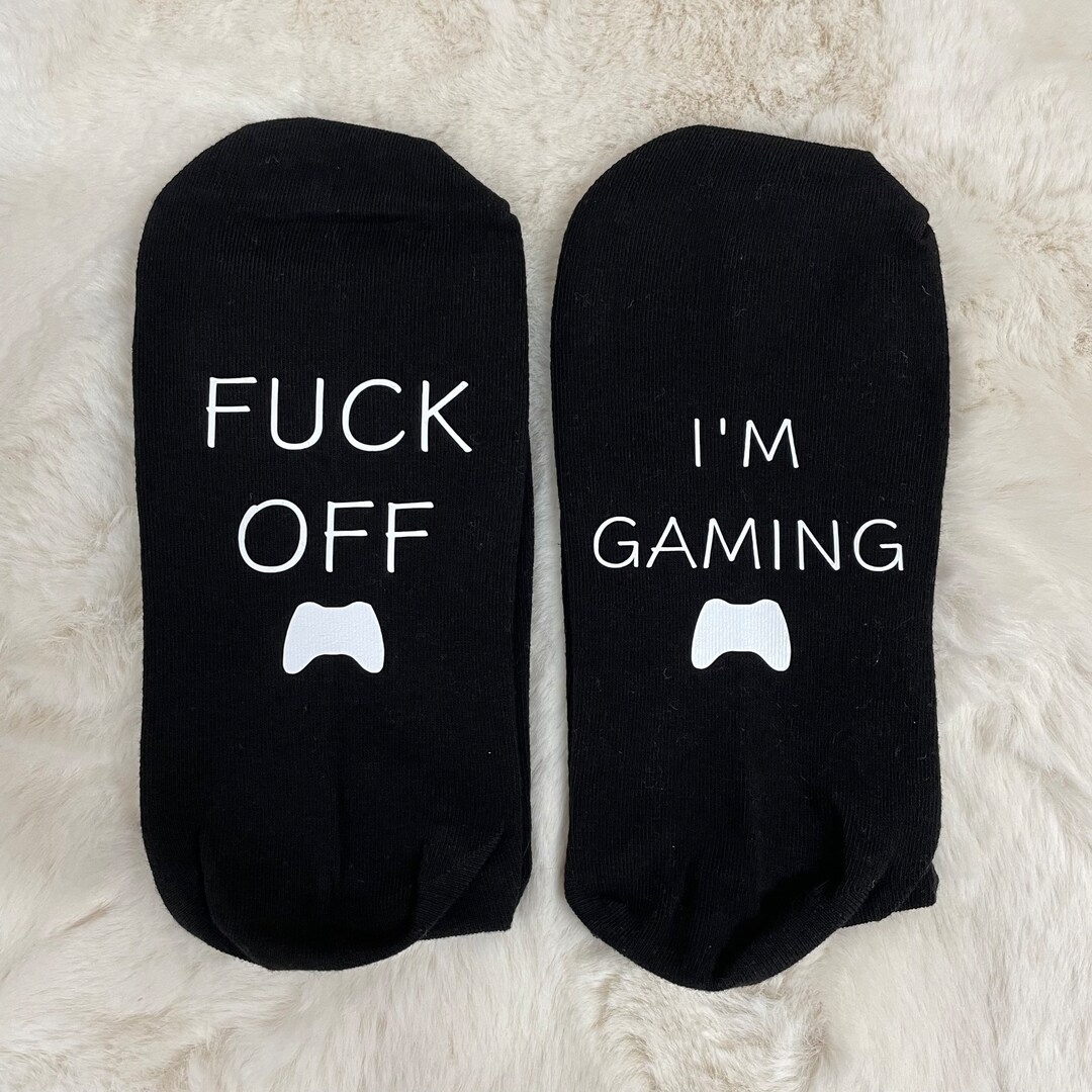 Gamer Socks Rude Socks Gamer Gift Mens Socks Mens Gift - Etsy