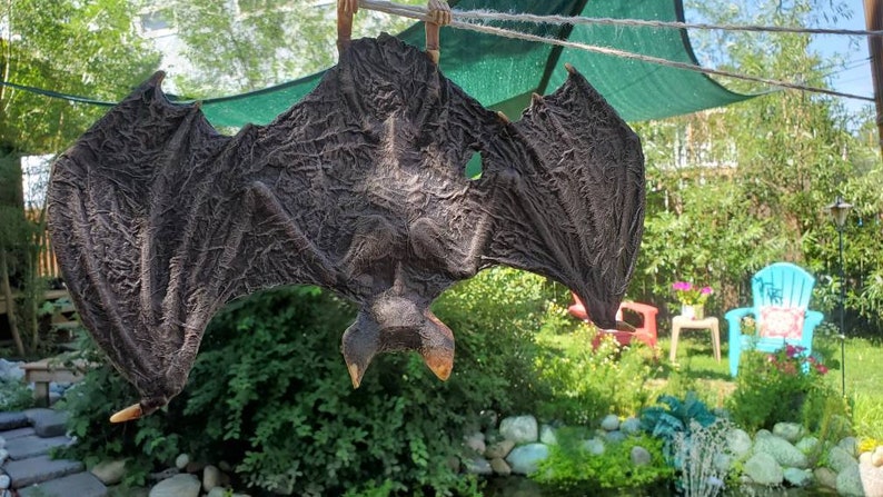 Mummified Bat Halloween Prop - Etsy