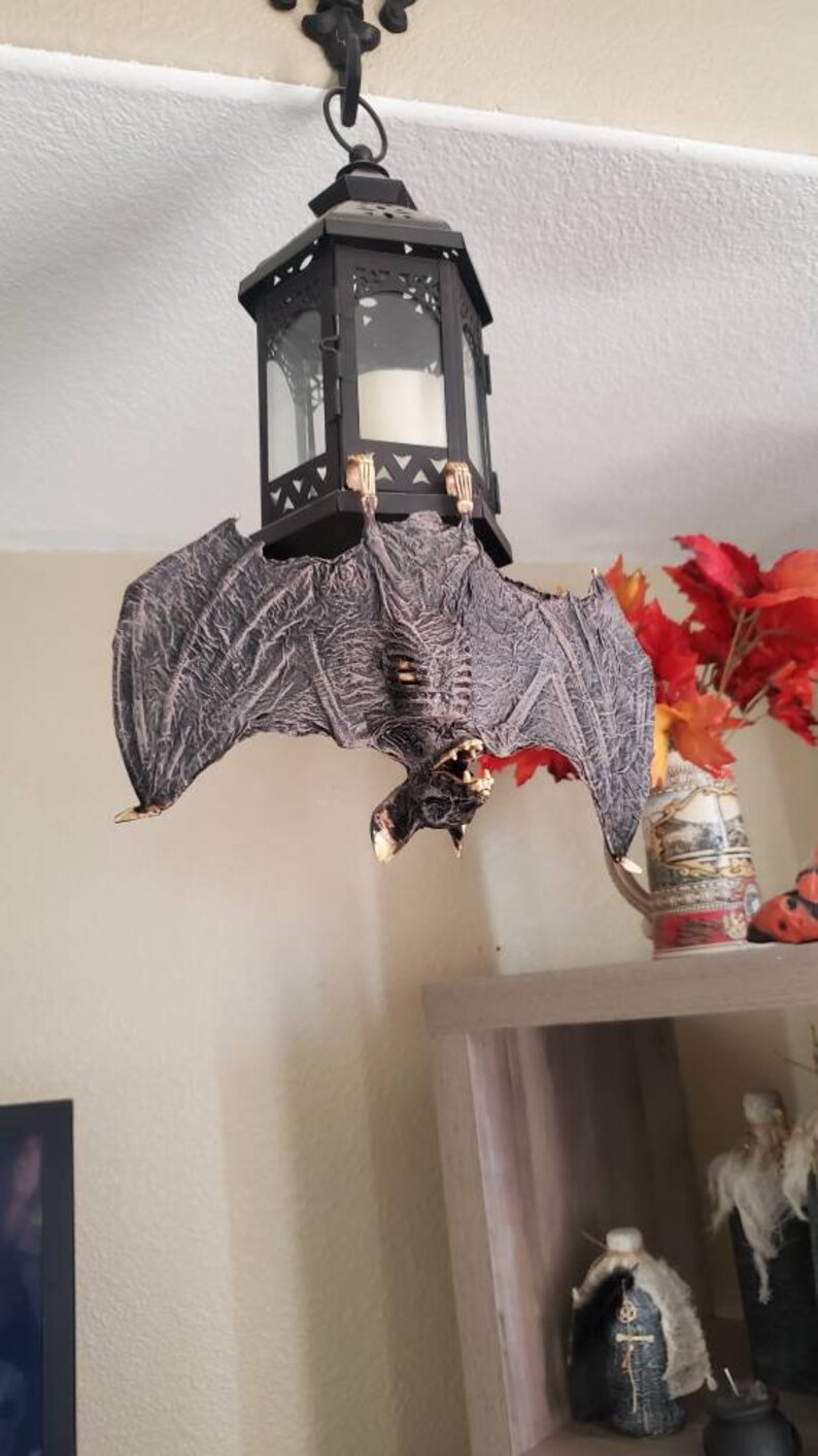 Mummified Bat Halloween Prop - Etsy