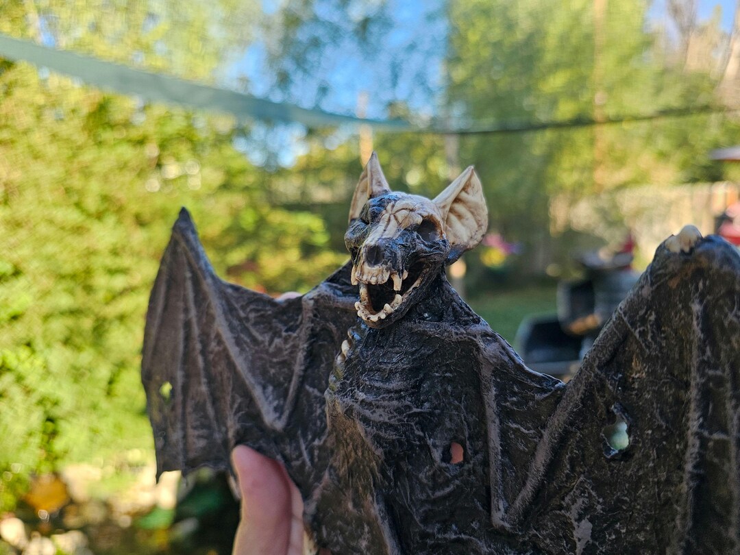 Mummified Bat Halloween Prop - Etsy