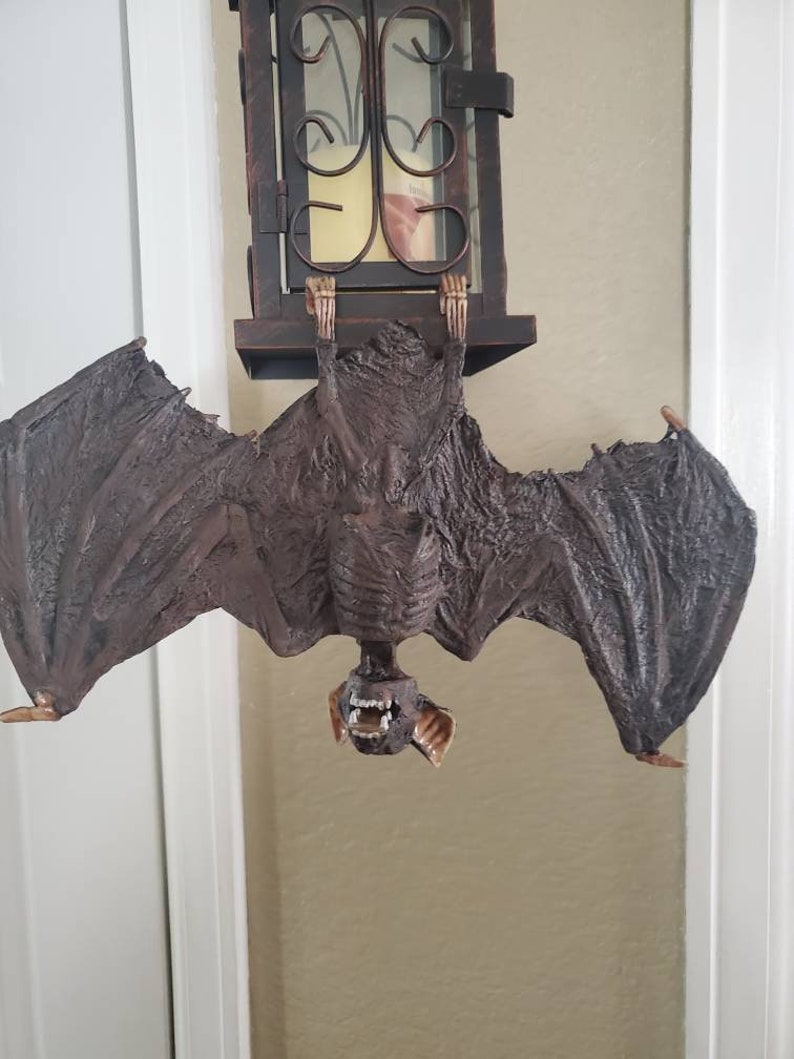 Mummified Bat Halloween Prop - Etsy