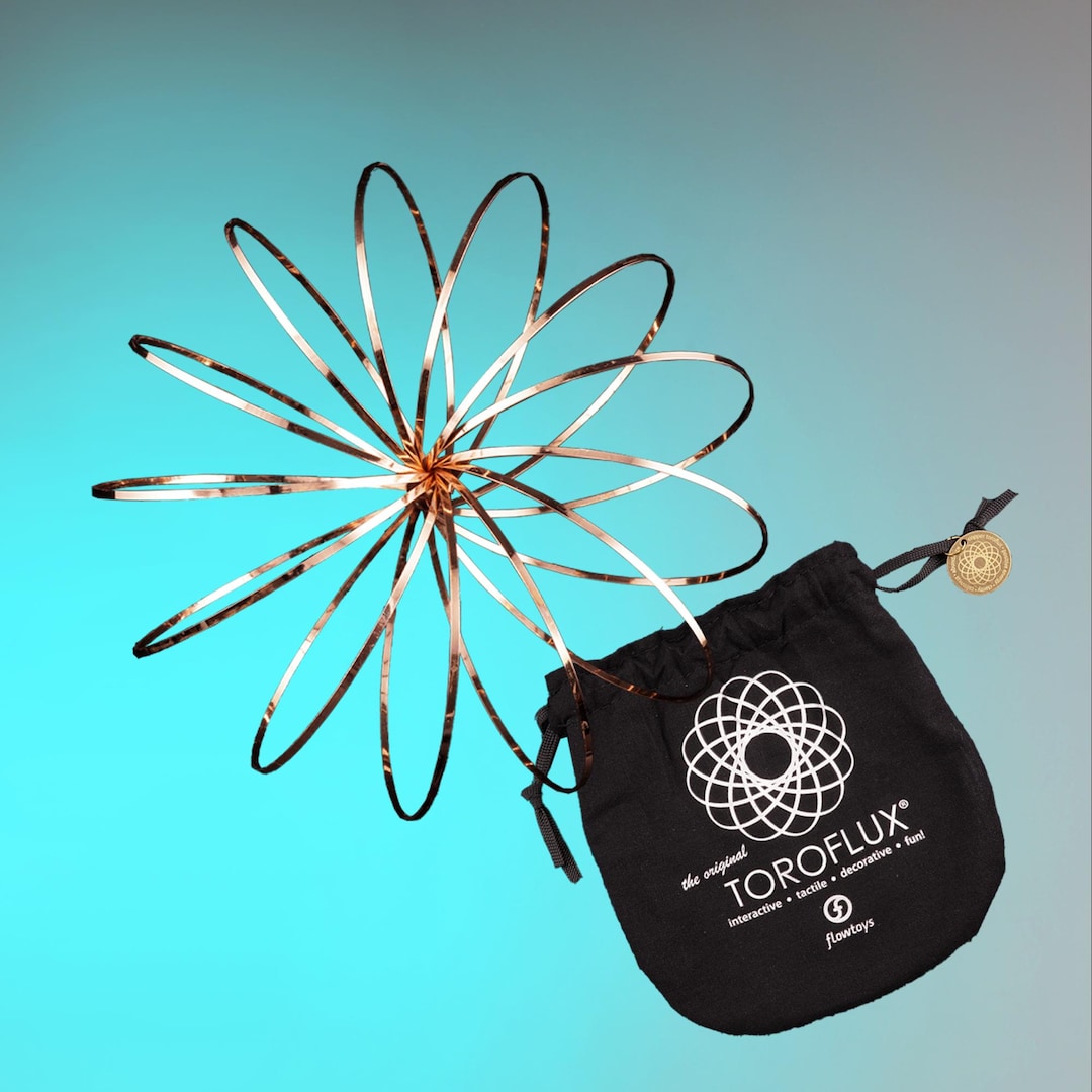 Copper Toroflux® - the Original Kinetic Spring Toy Now in High Vibes ...