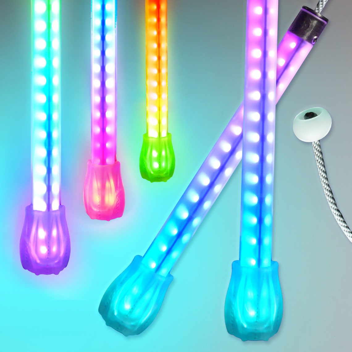 Vision Poi Wireless Control Multi-pixel LED Poi W/ Lifetime | Etsy