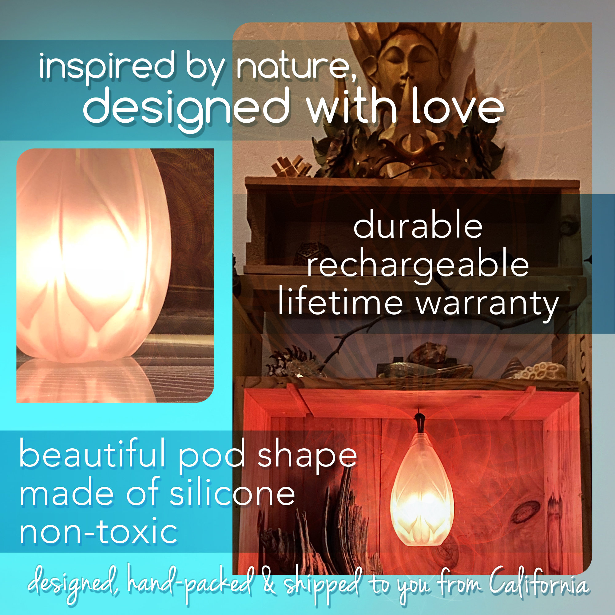 Podlight® V2 Organically-inspired Rechargeable LED Mood - Etsy