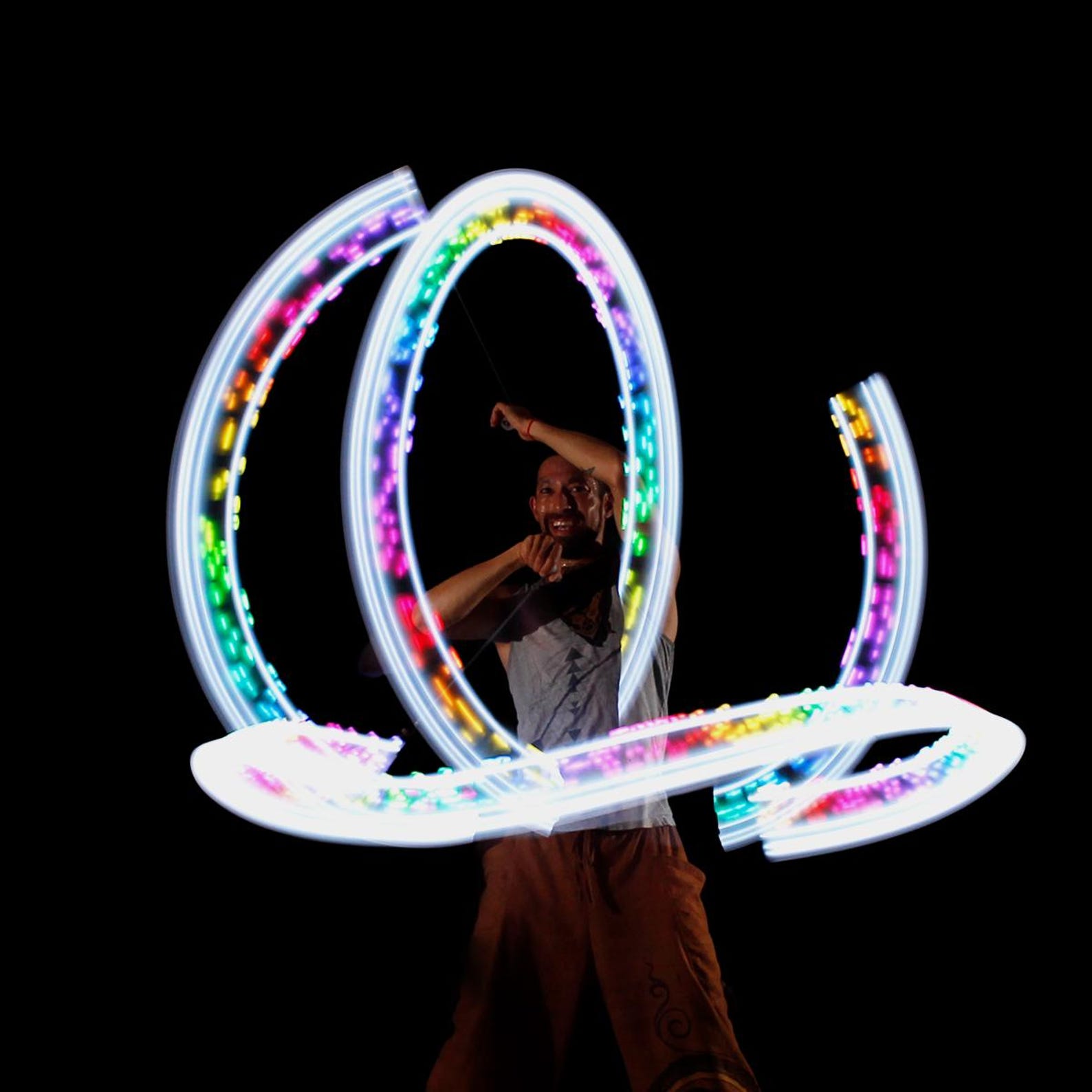 Vision Poi - Wireless Control, Multi-pixel LED Poi W/ Lifetime Warranty ...