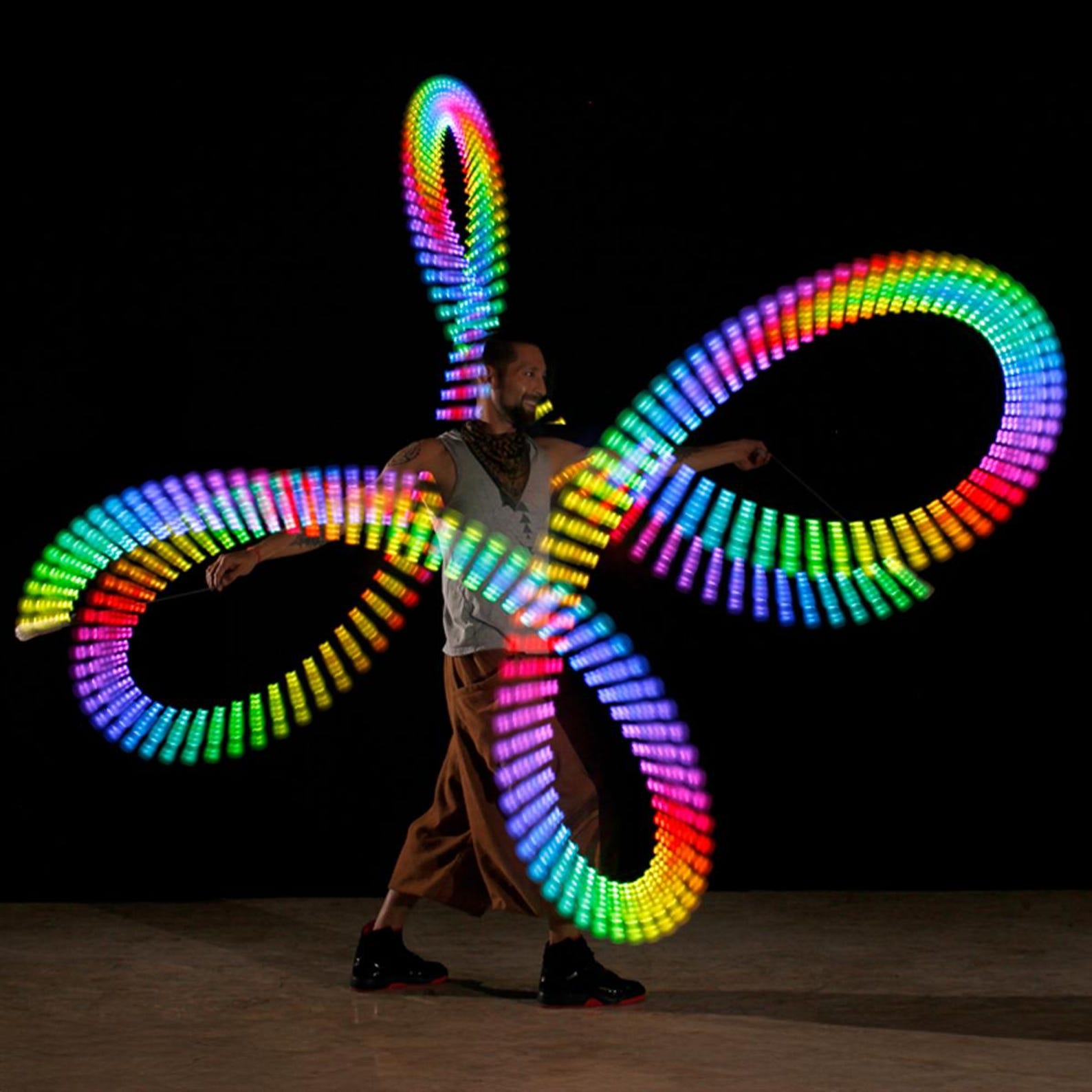 Vision Poi - Wireless Control, Multi-pixel LED Poi W/ Lifetime Warranty ...
