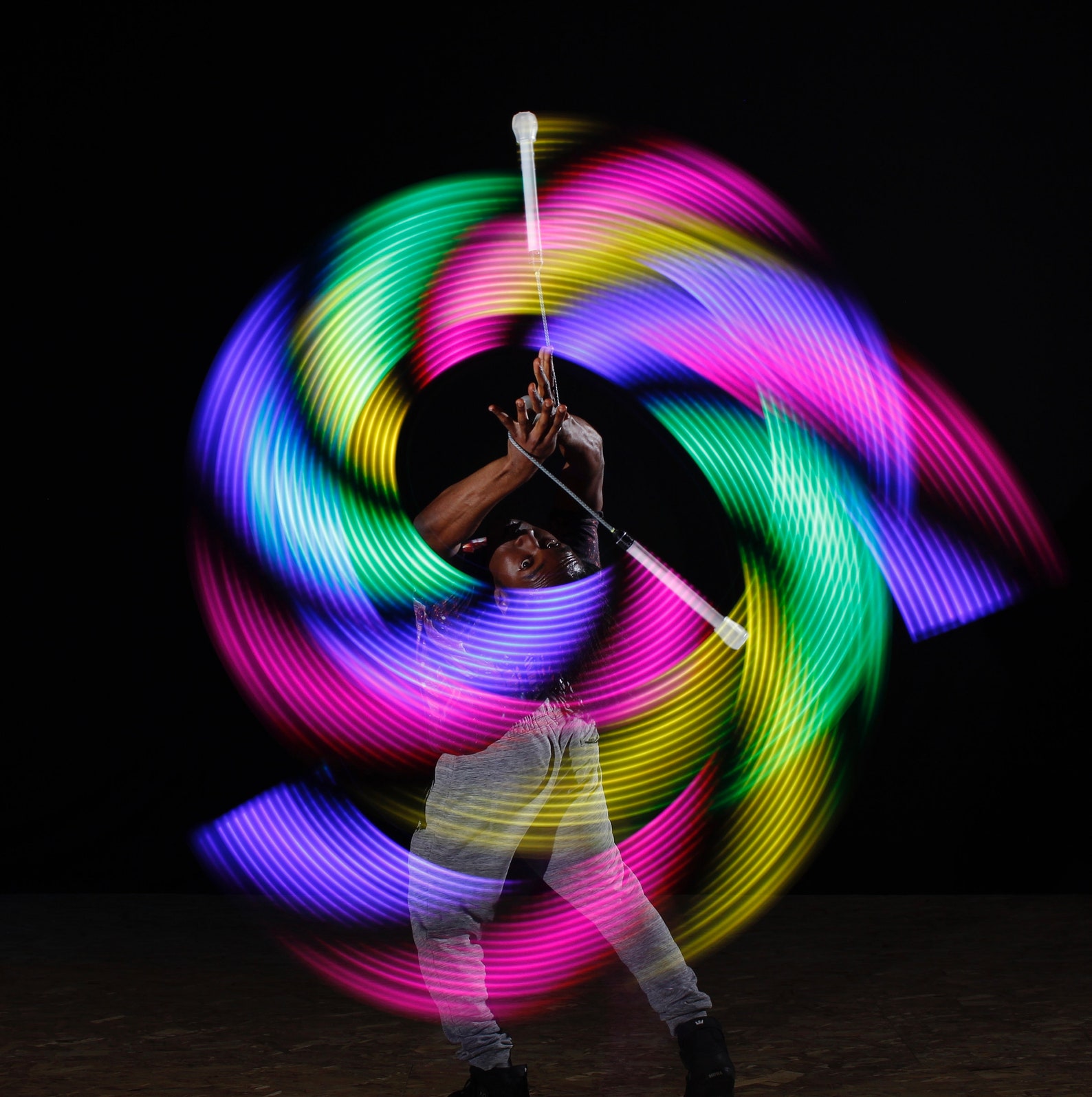 Vision Poi - Wireless Control, Multi-pixel LED Poi W/ Lifetime Warranty ...