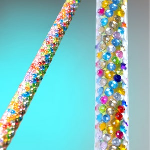 Flowtoys Flow-wand®: Candy Crush Multicolor Rhinestone - Etsy
