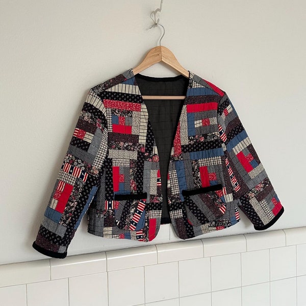 Quilted Patchwork Jacket - Etsy