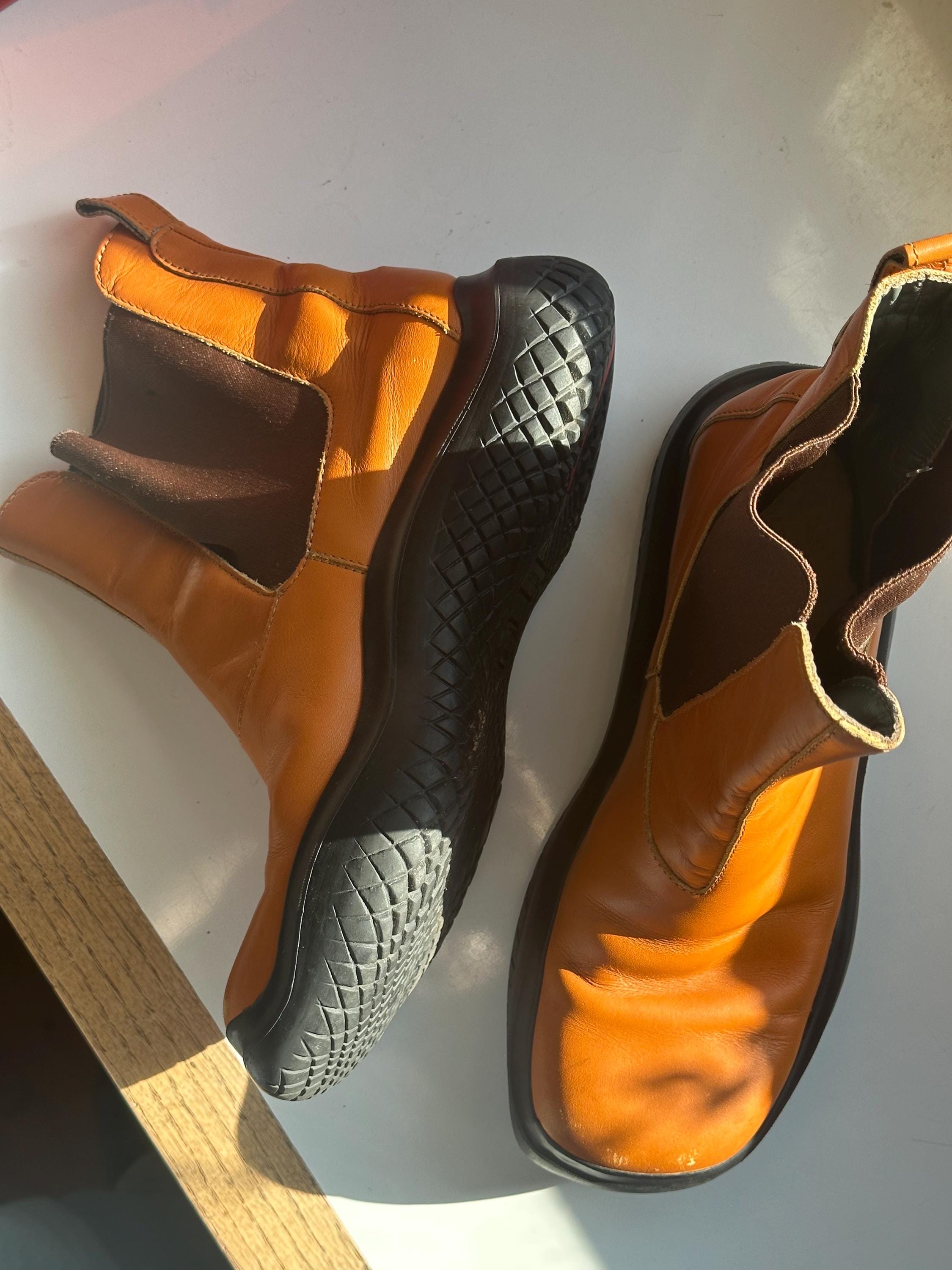 90s Prada Boots - Etsy 90s Prada Boots - Etsy
