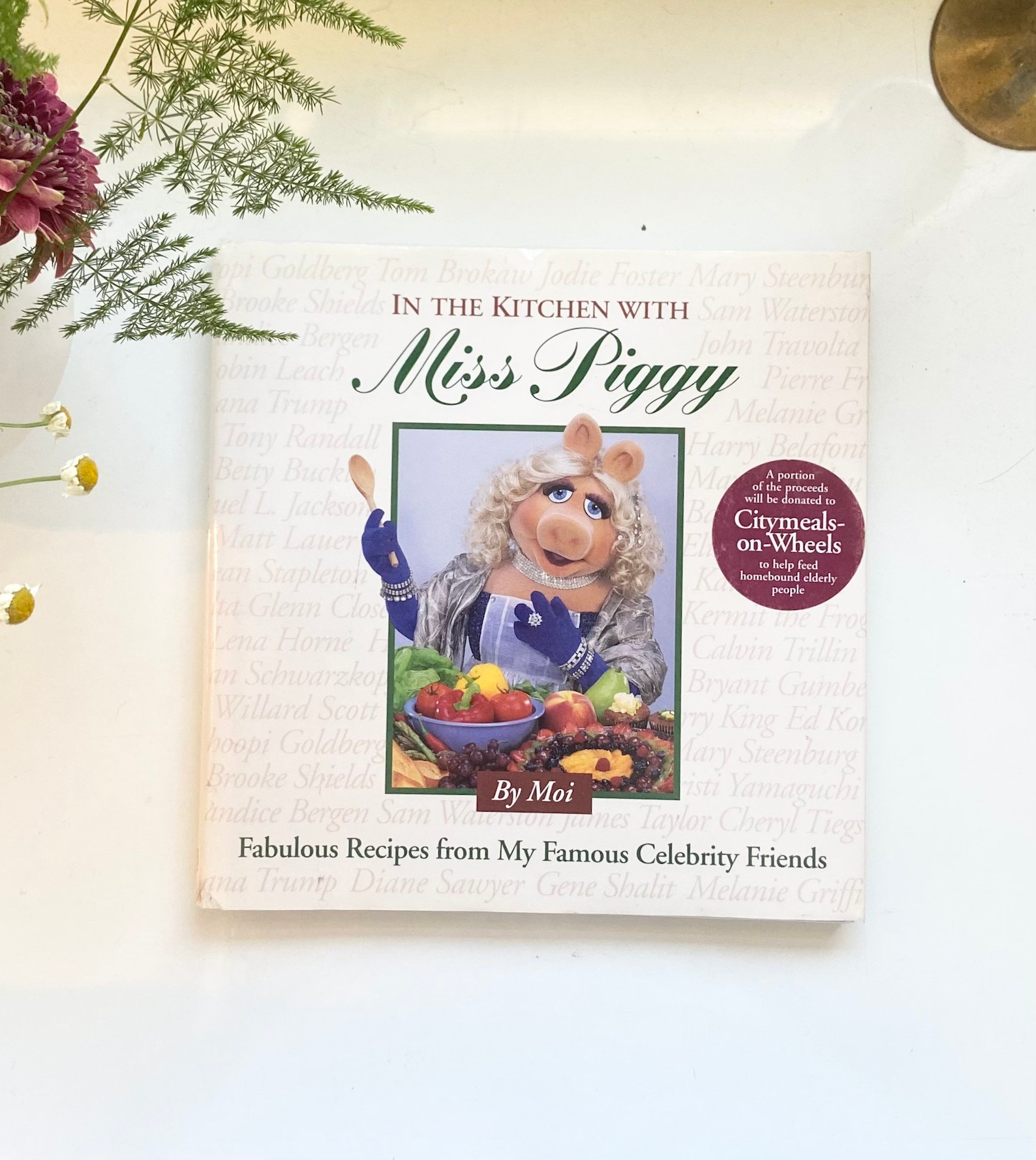 90s cookbook in the kitchen with miss piggy celebrity | Etsy
