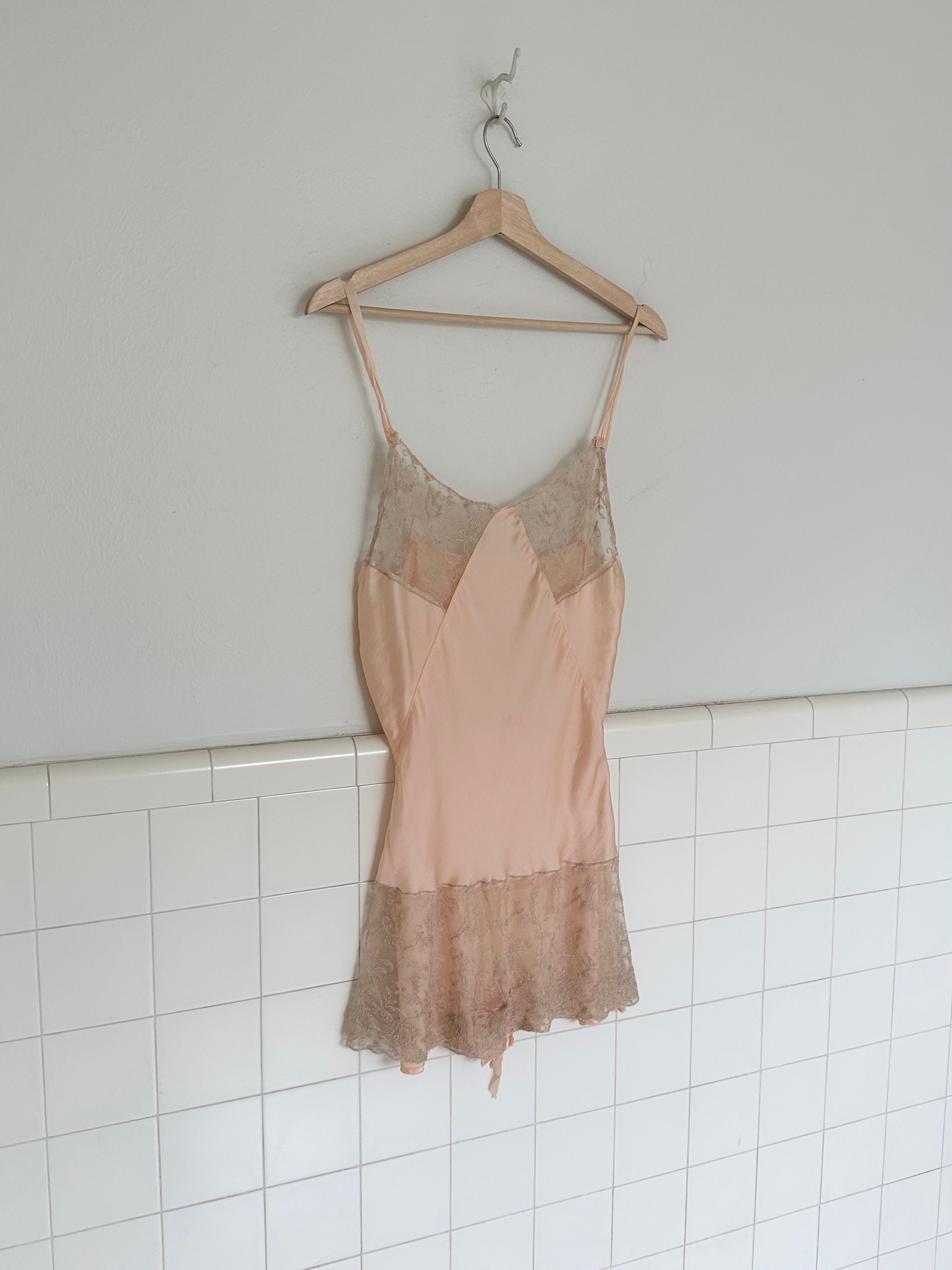 20s Silk + Lace Step in • M/l • - Etsy