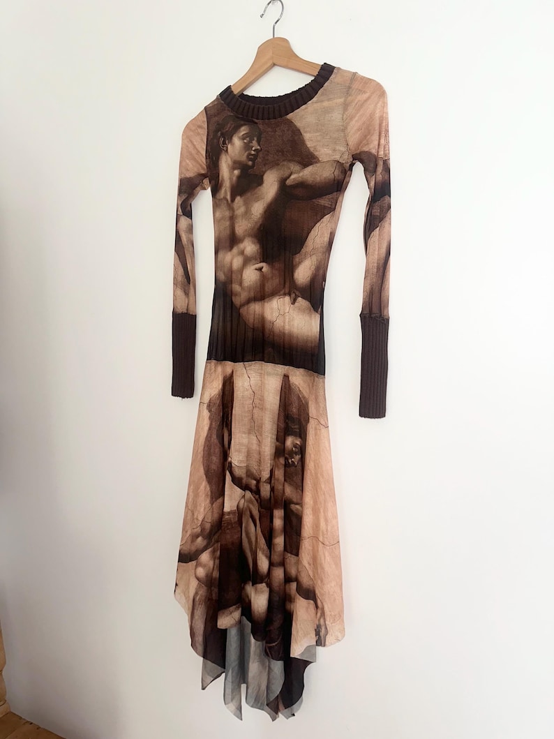 99’ Jean Paul Gautier Creation of Adam Sheer Dress •medium• - Etsy ...
