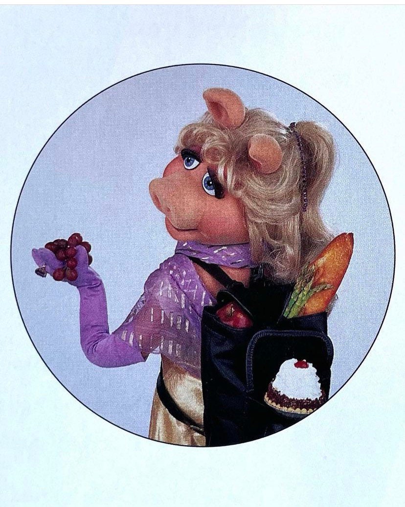 90s cookbook in the kitchen with miss piggy celebrity | Etsy