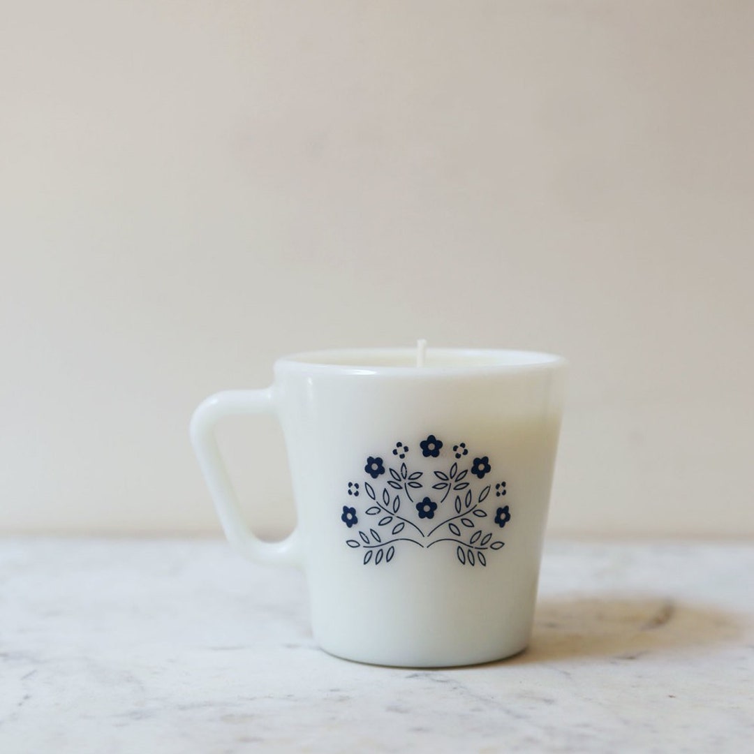 80s Pyrex Mug Set (2) •milk Glass• - Etsy