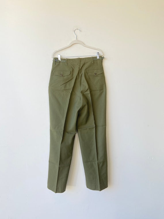 35 X 26 50s US Army Wool Field Trousers / M-1951, M51 M-51 35 X 26 50s US Army Wool Field Trousers / M-1951, M51 M-51