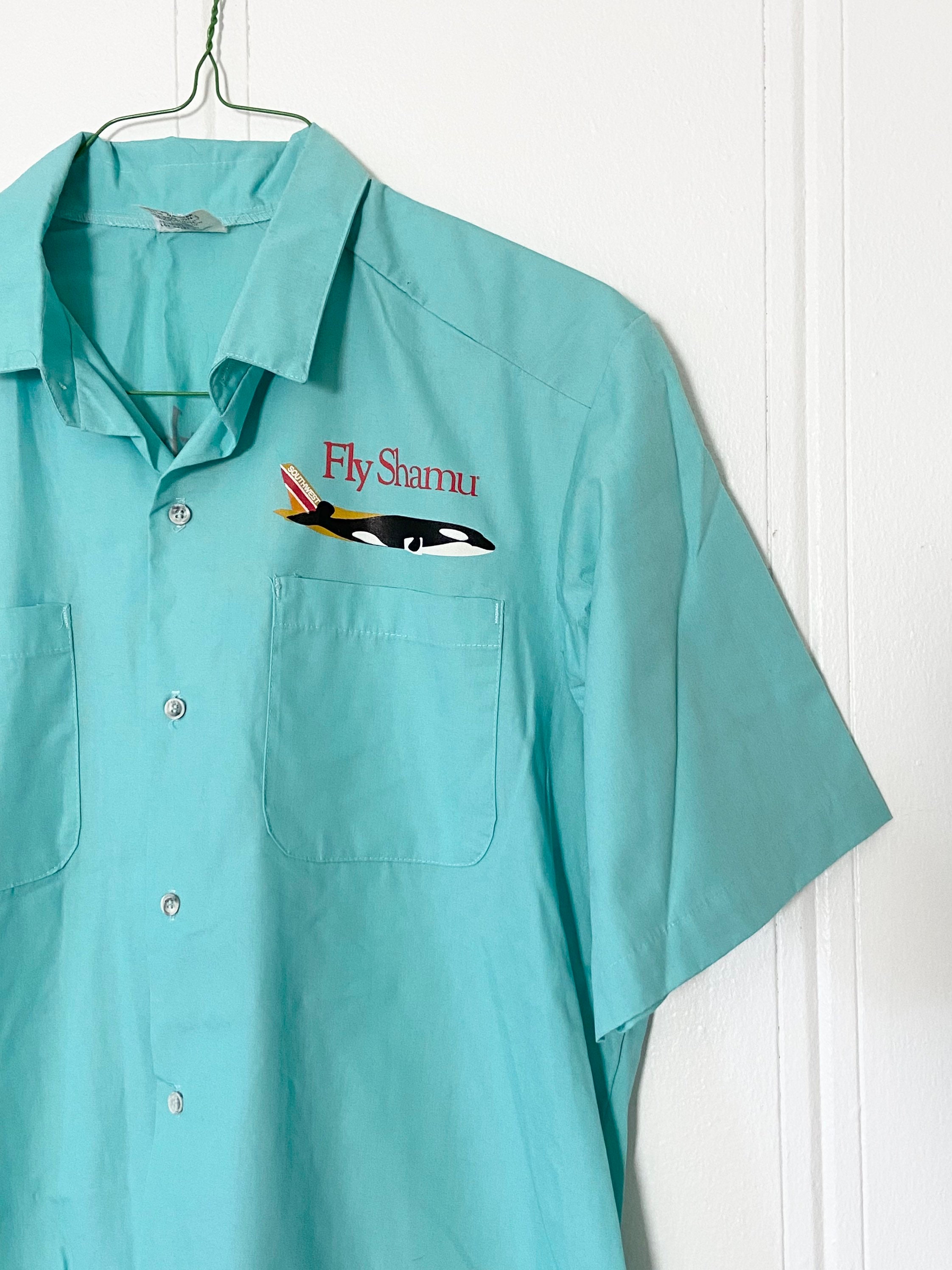 90s Sea World X Southwest Uniform Shirt xl - Etsy