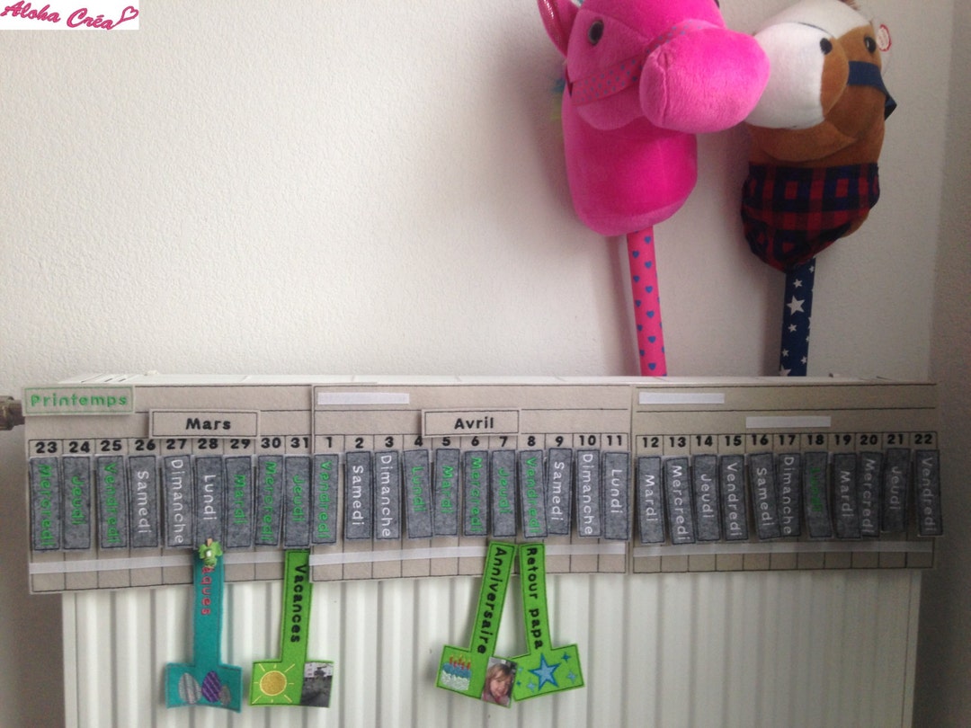 Machine Embroidery Pattern Pack to Make a Perpetual Calendar With ...