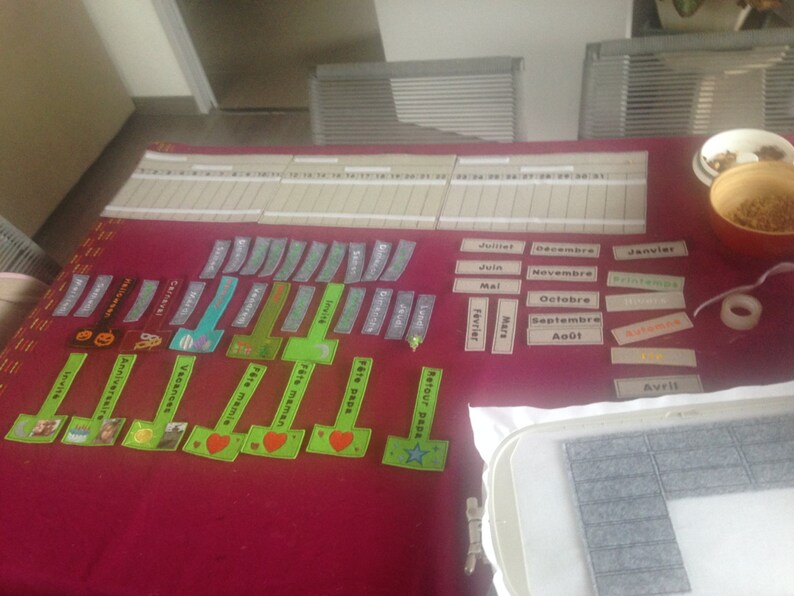 Machine Embroidery Pattern Pack to Make a Perpetual Calendar With ...