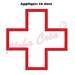 Machine Embroidery Design Red Cross Applique (16 Sizes) - Instant ...