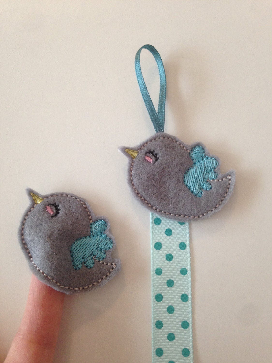 Machine embroidery designs pack FELTIES cute bird 4 models | Etsy