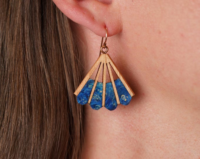 Colorful Drop Earrings, Art Deco Bridal Earrings, Wedding Earrings ...