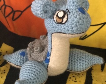Lapras Amigurumi Crochet Pattern - Etsy