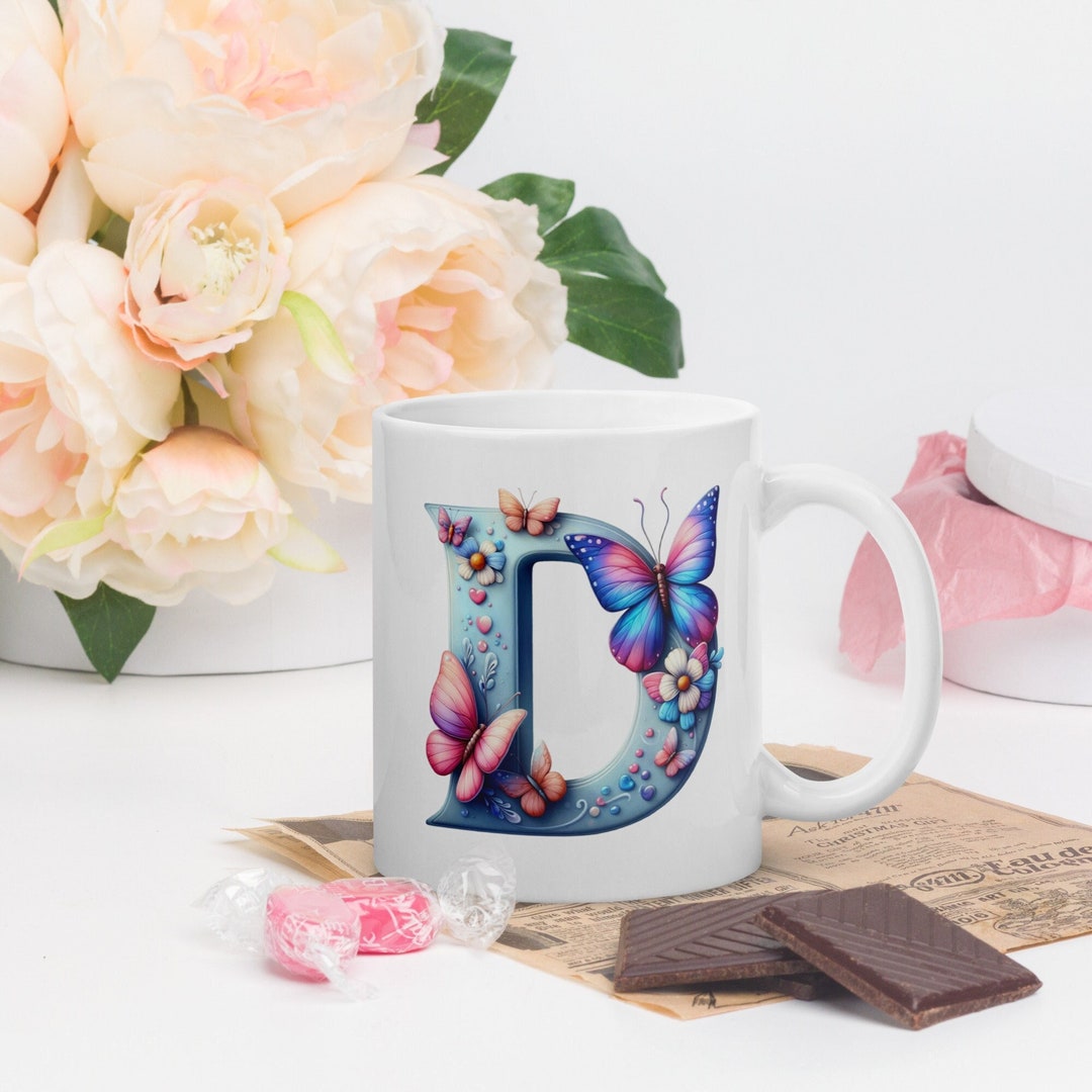 Letter D Mug, Alphabet Mug, Birthday Gift, Gifts for Birthday ...
