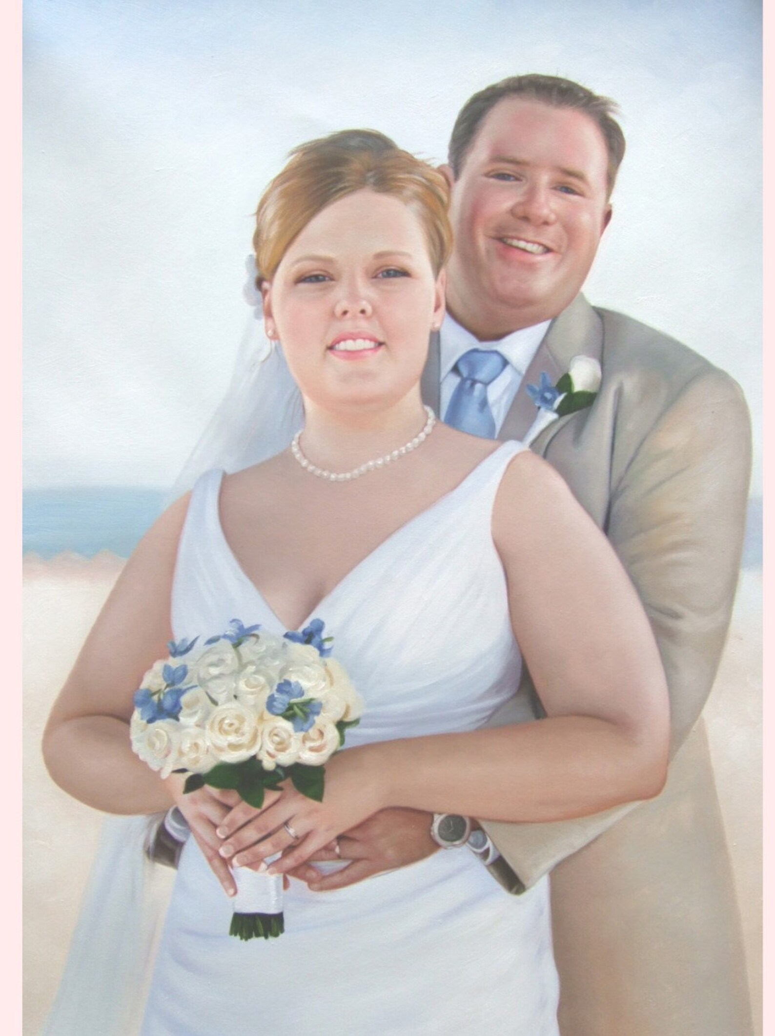 Wedding Custom Oil Portrait. Wedding Oil Painting. Custom - Etsy