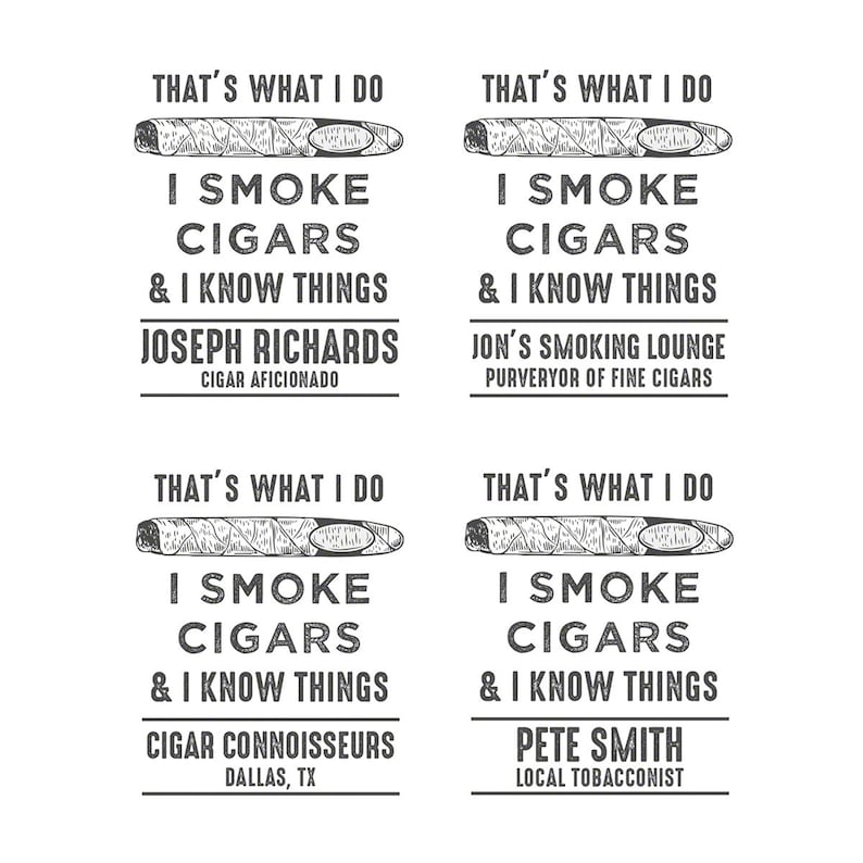 Custom Cigar Shadow Box - Custom Cigar Band Holder, I Smoke Cigars and ...