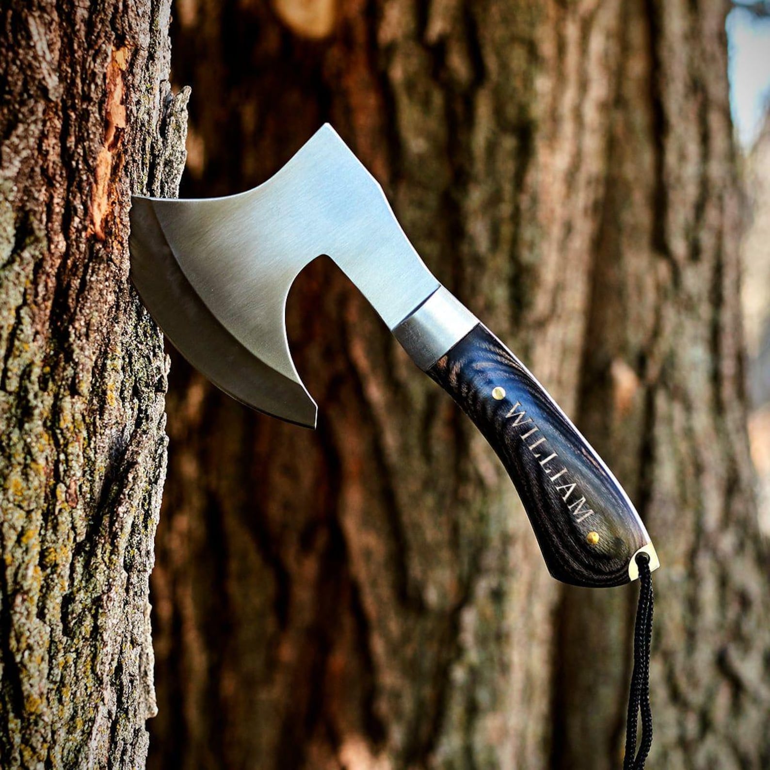 The Choppa Meat Cleaver Knife - Personalized Butcher Knife With Ebony ...