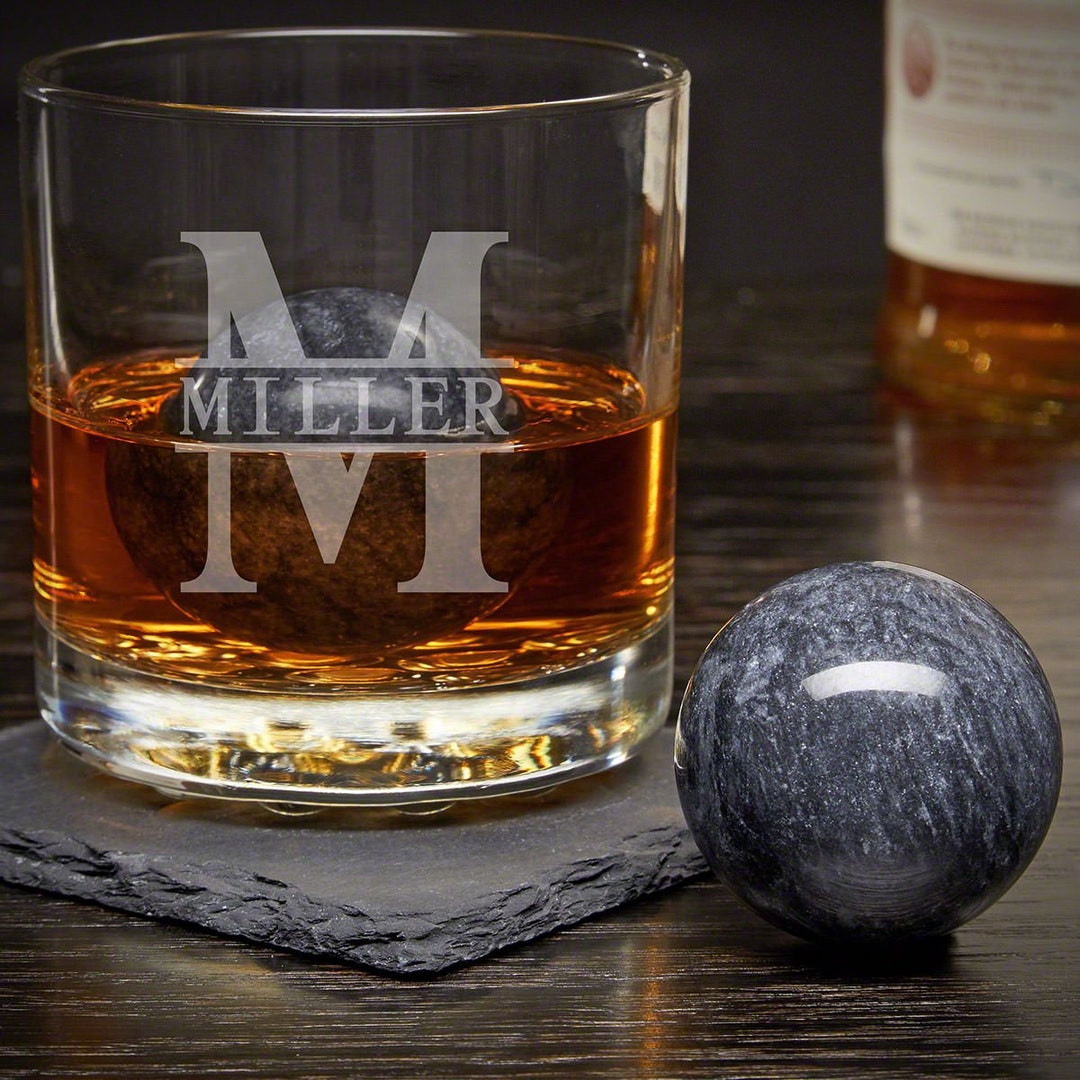 Perfect Sphere Whiskey Rocks, Set of 2 - Gift for Whiskey Lovers ...