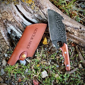 Personalized Meat Cleaver Knife - Custom Chef Knife, Custom Butcher ...