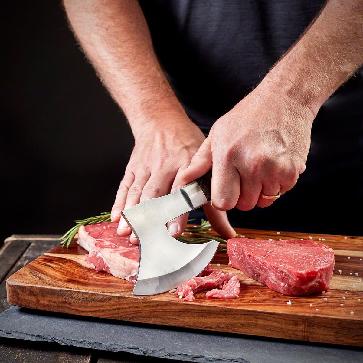 The Choppa Meat Cleaver Knife - Personalized Butcher Knife With Ebony ...