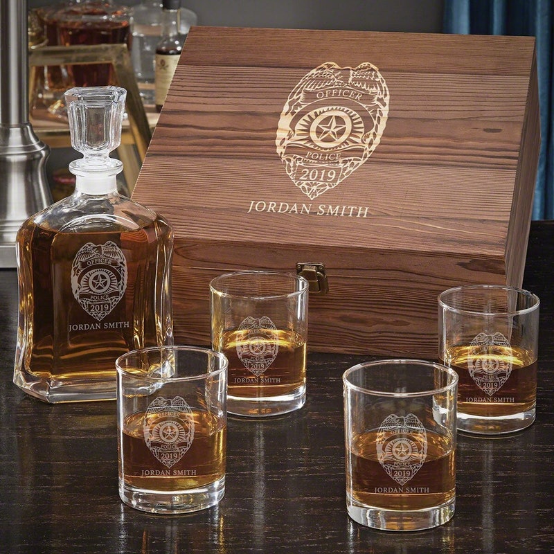Police Whiskey Gift Set - 60+ Gift Ideas for 2026