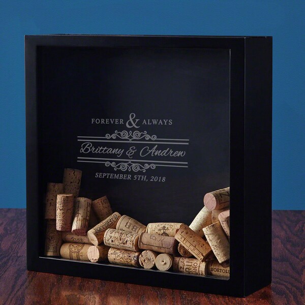 Wine Cork Shadow Box - Etsy