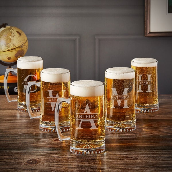Custom Beer Glasses - Etsy
