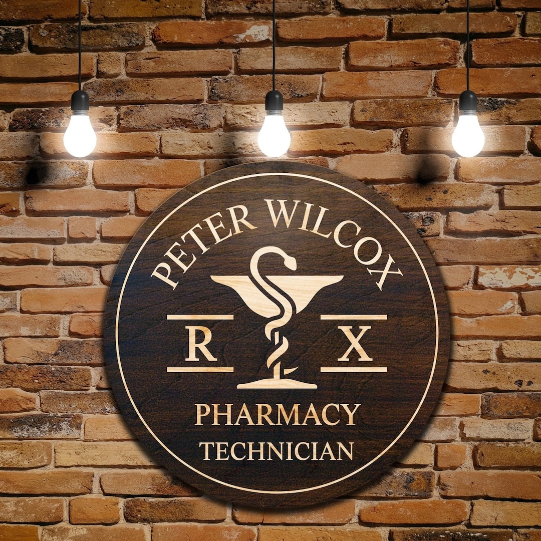 Personalized Pharmacy Sign - Pharmacist Gift, Vintage Pharmacy Sign ...
