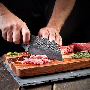 Personalized Meat Cleaver Knife - Custom Chef Knife, Custom Butcher ...