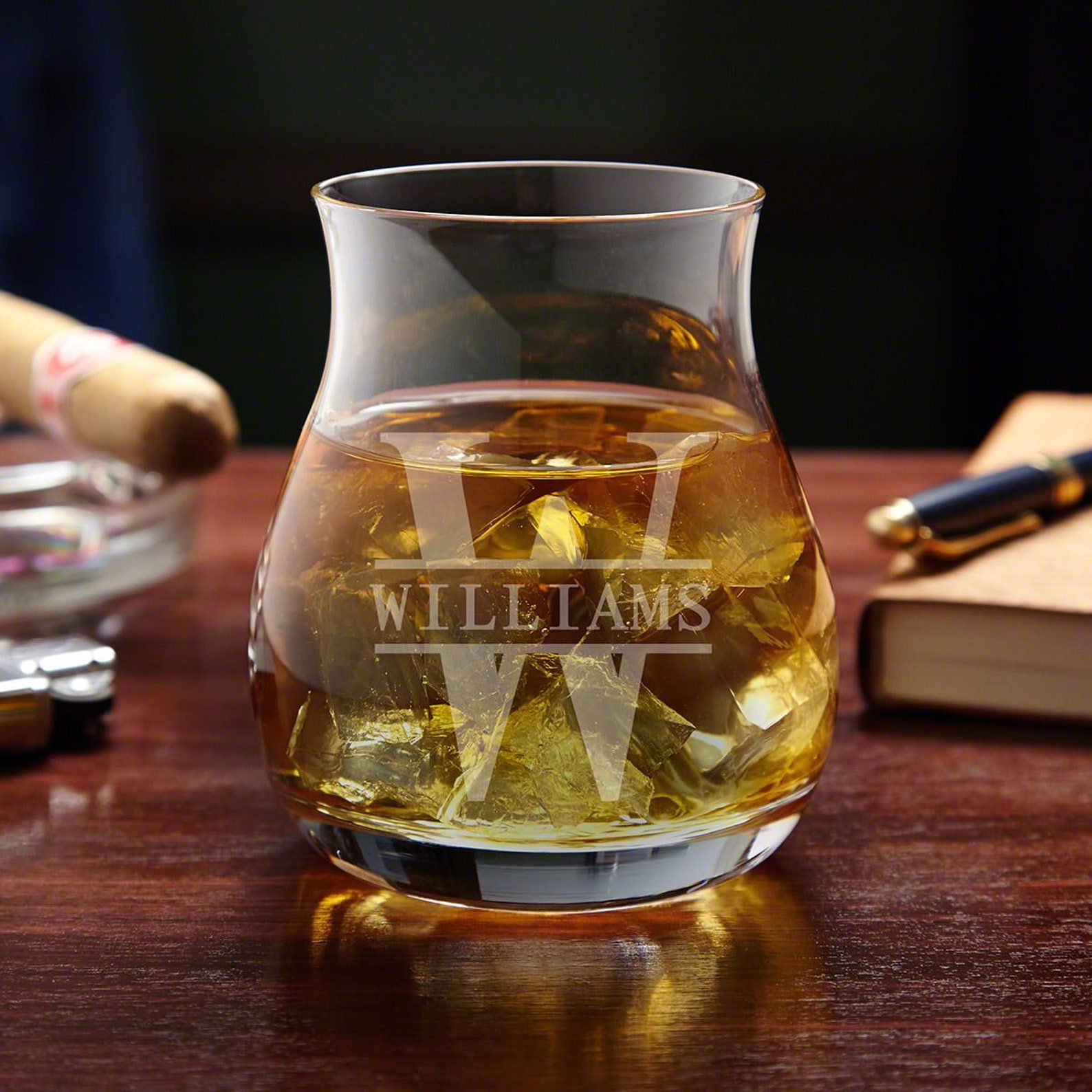 Oakmont Personalized Canadian Glencairn Glasses Whiskey Etsy