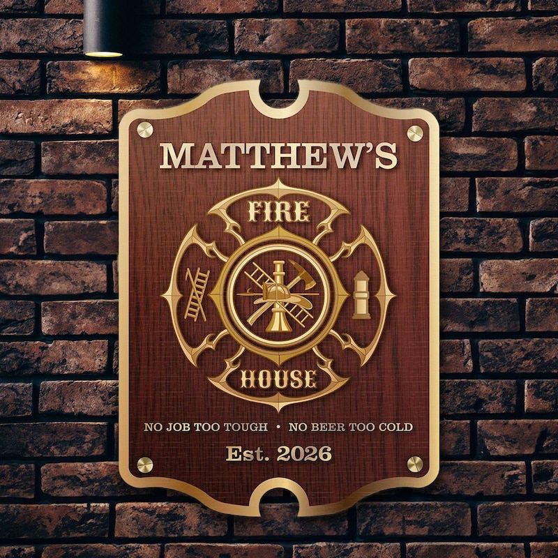 Firefighter Sign - Etsy