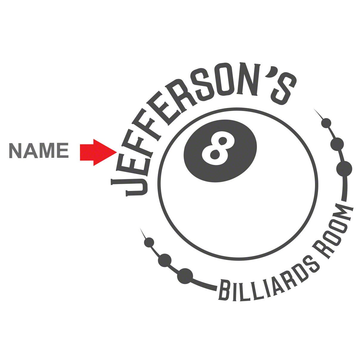 Eight Ball Billiards Room Custom Beer Glass Perfect for Pool - Etsy