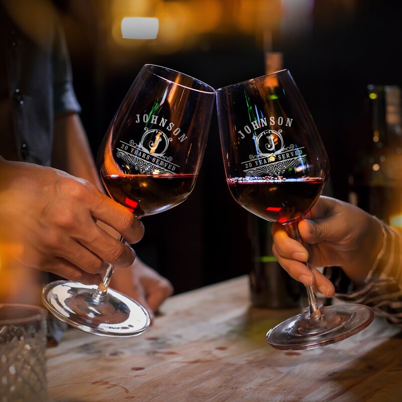 Custom Wine Glass - Etsy