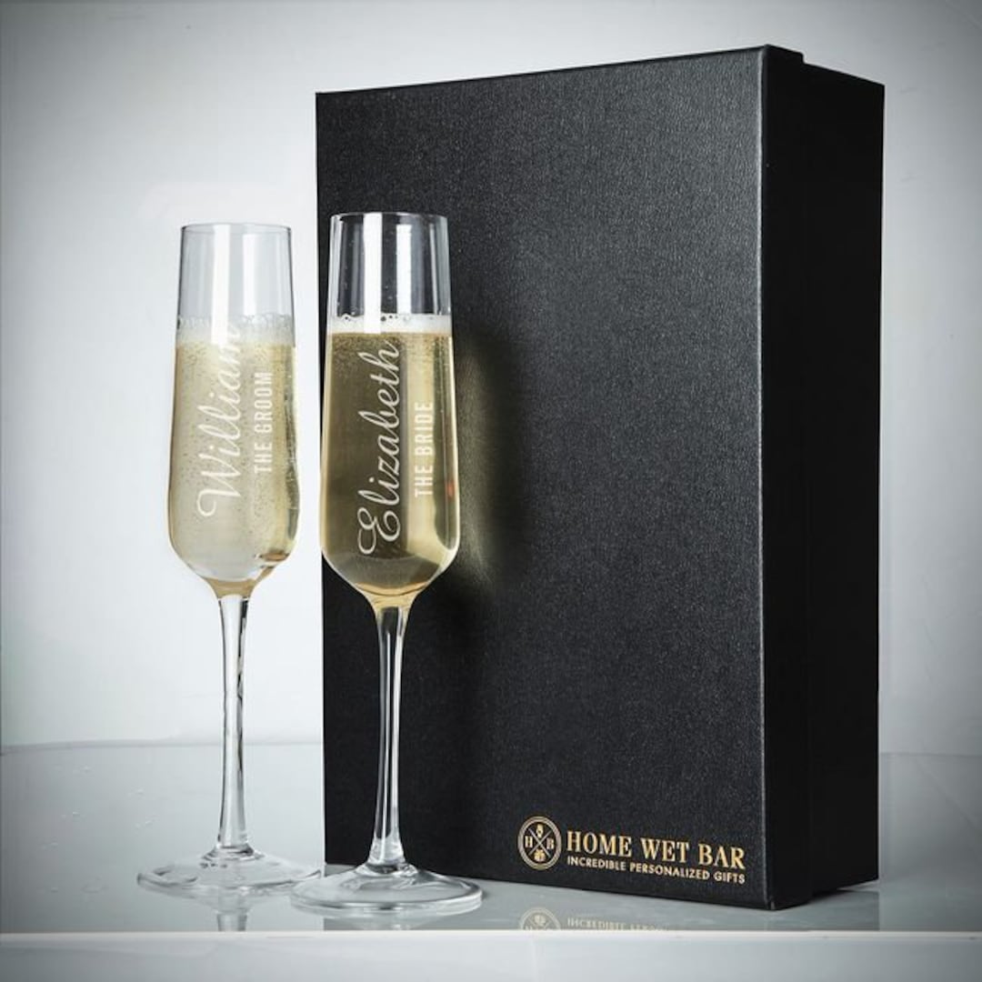 Asti Custom Champagne Gift Set Engraved Champagne Flutes Champagne ...